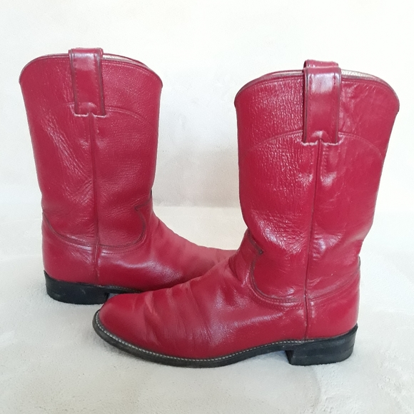 Justin Boots | Shoes | Justin Red Roper Boots | Poshmark